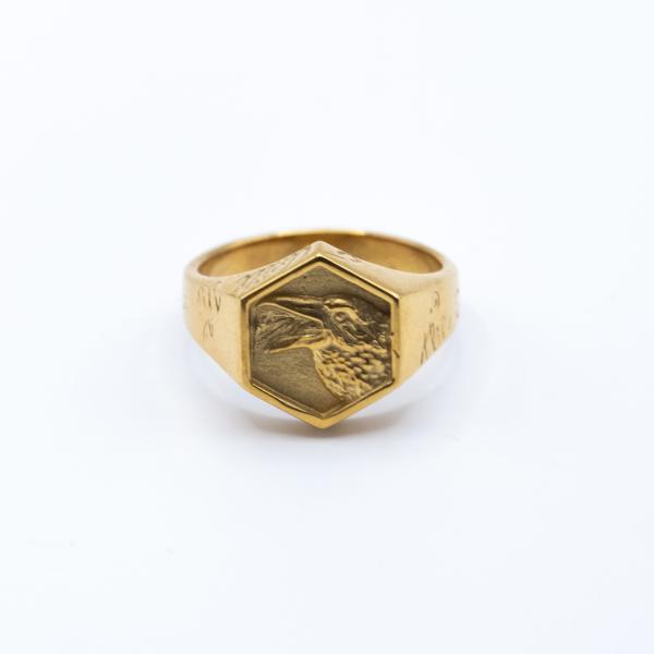 Until the End Hexagon BG raaf ring