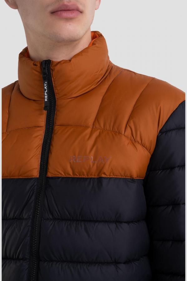 replay M8291 Puffer jacket orange